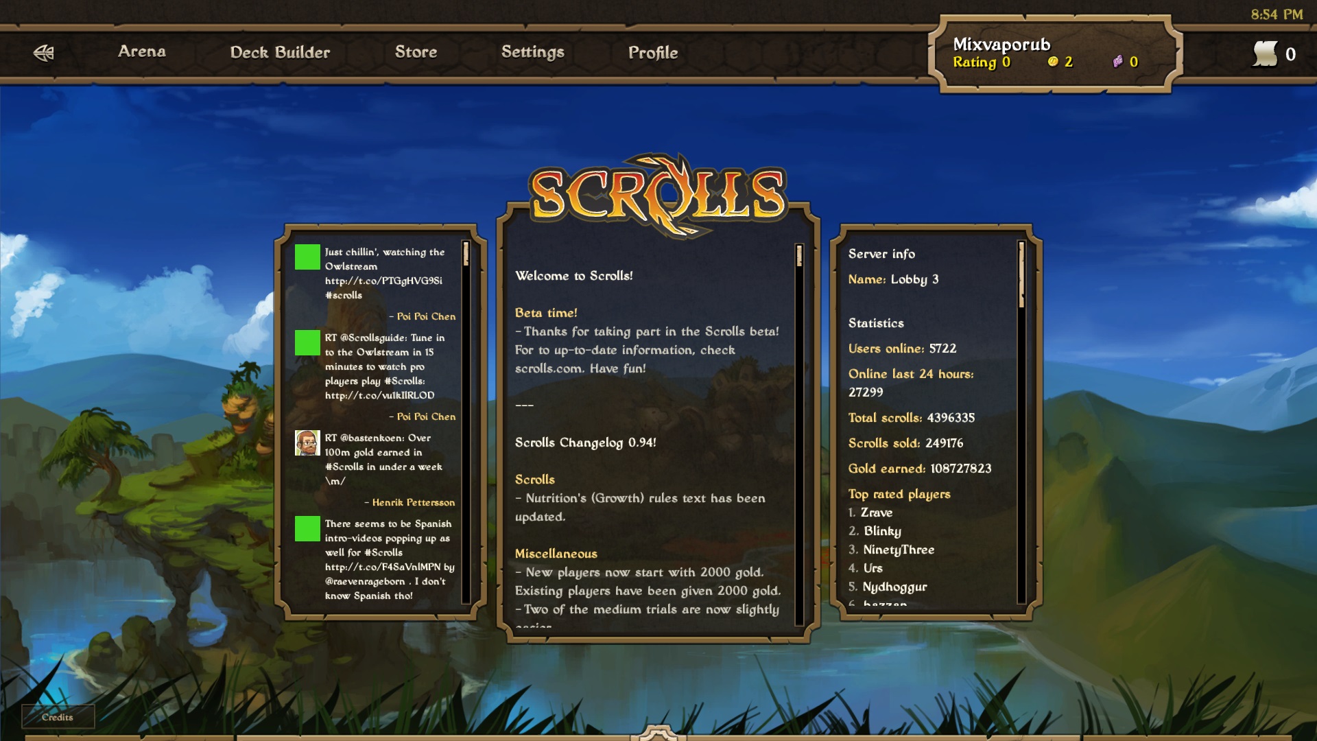 Análisis de Scrolls